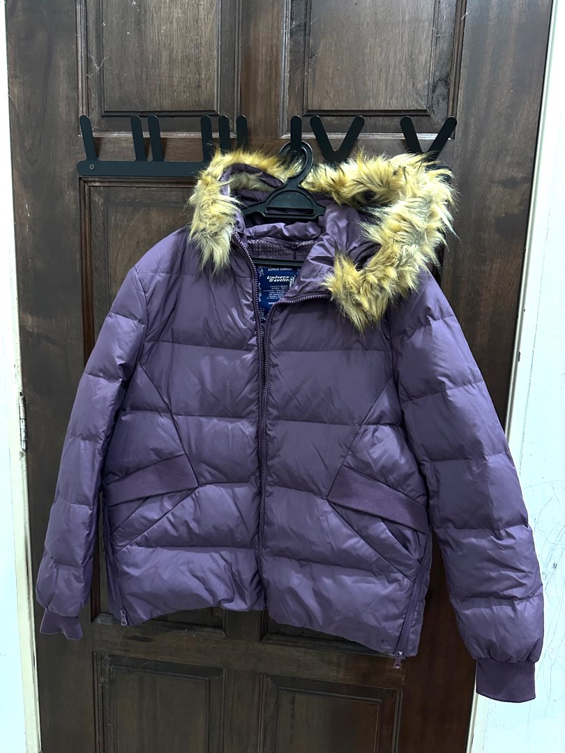 Purple Winter Coat Universal Traveller, Women's Fashion, Coats, Jackets ...