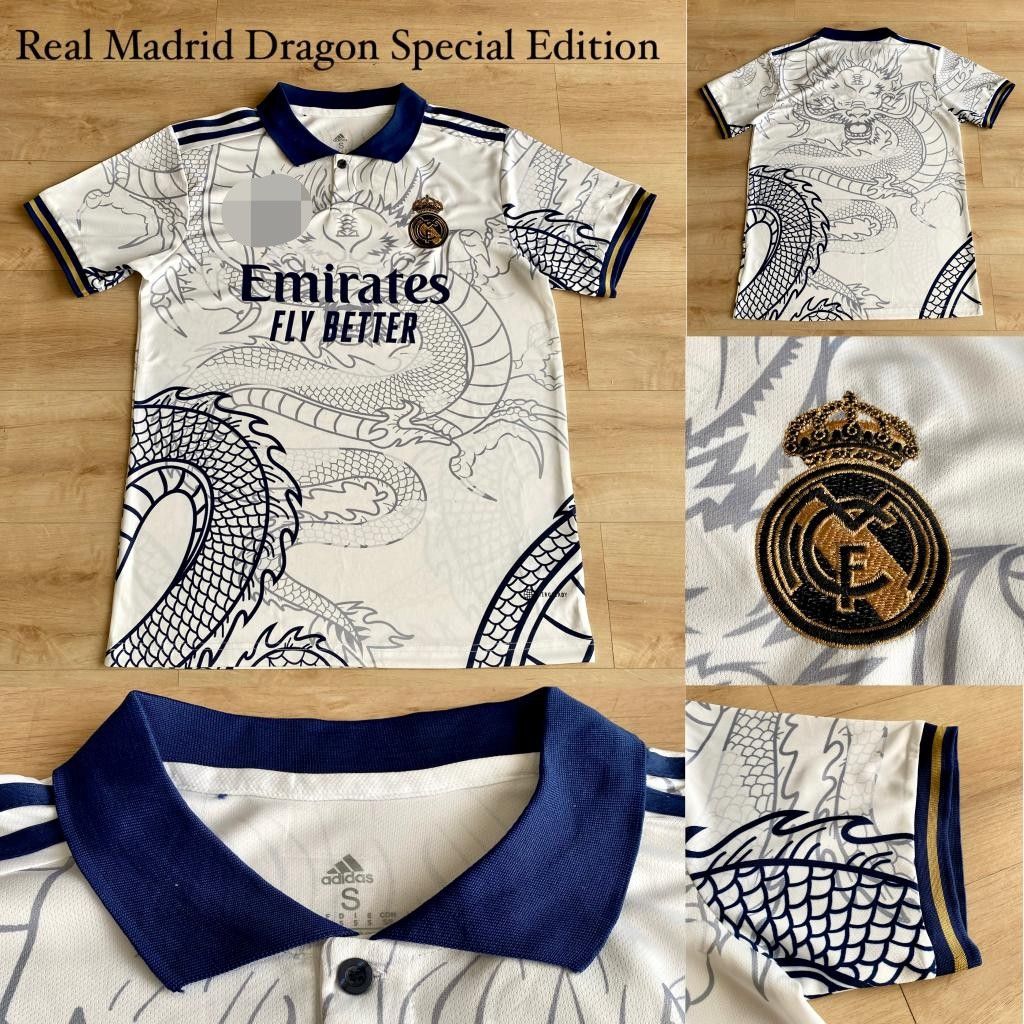 Real Madrid dragon special edition jersey, Men's Fashion, Activewear on ...
