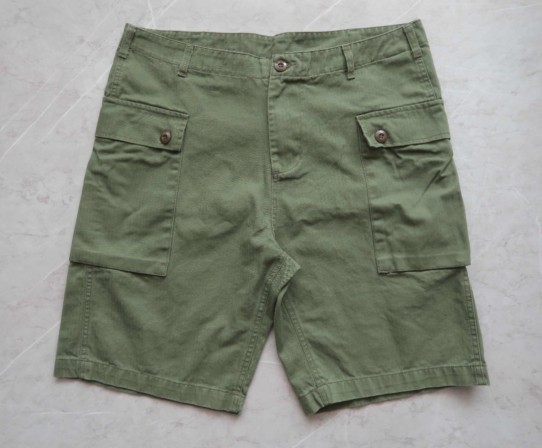 Retro US Marine WWII WW2 Army Green Vintage Military Herringbone Monkey ...