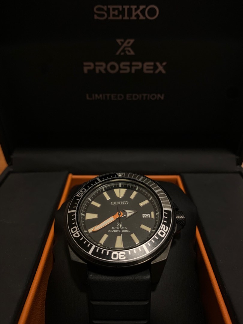 Seiko X Prospex (Black Limited Edition), Luxury, Watches on Carousell