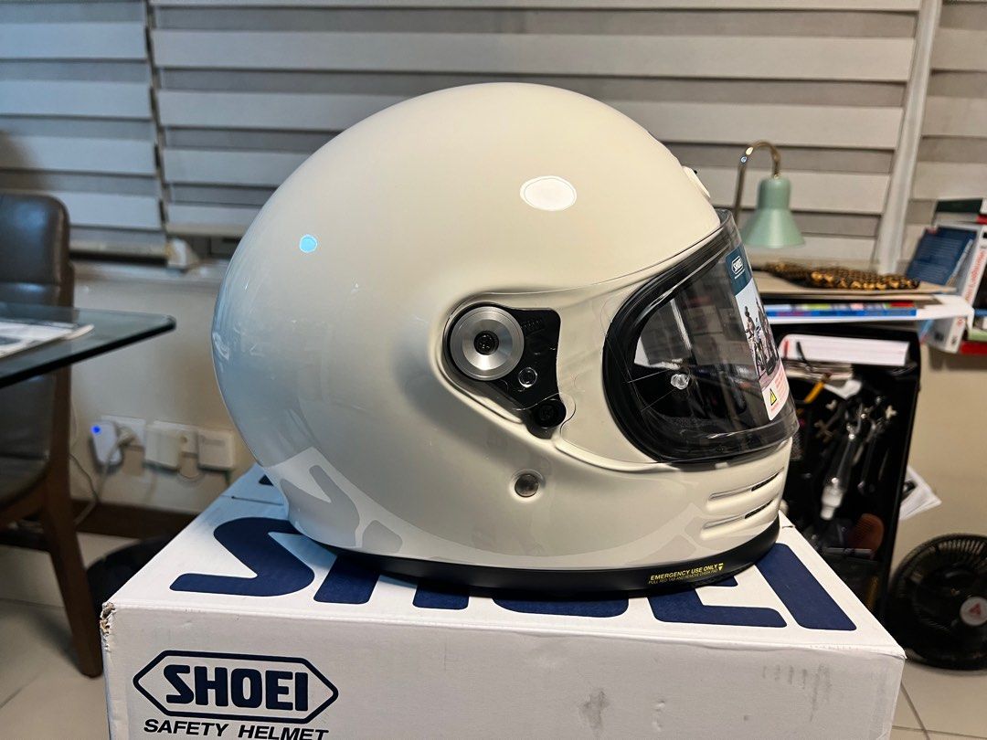 Shoei Glamster Off White XL, Motorbikes, Motorbike Parts & Accessories ...