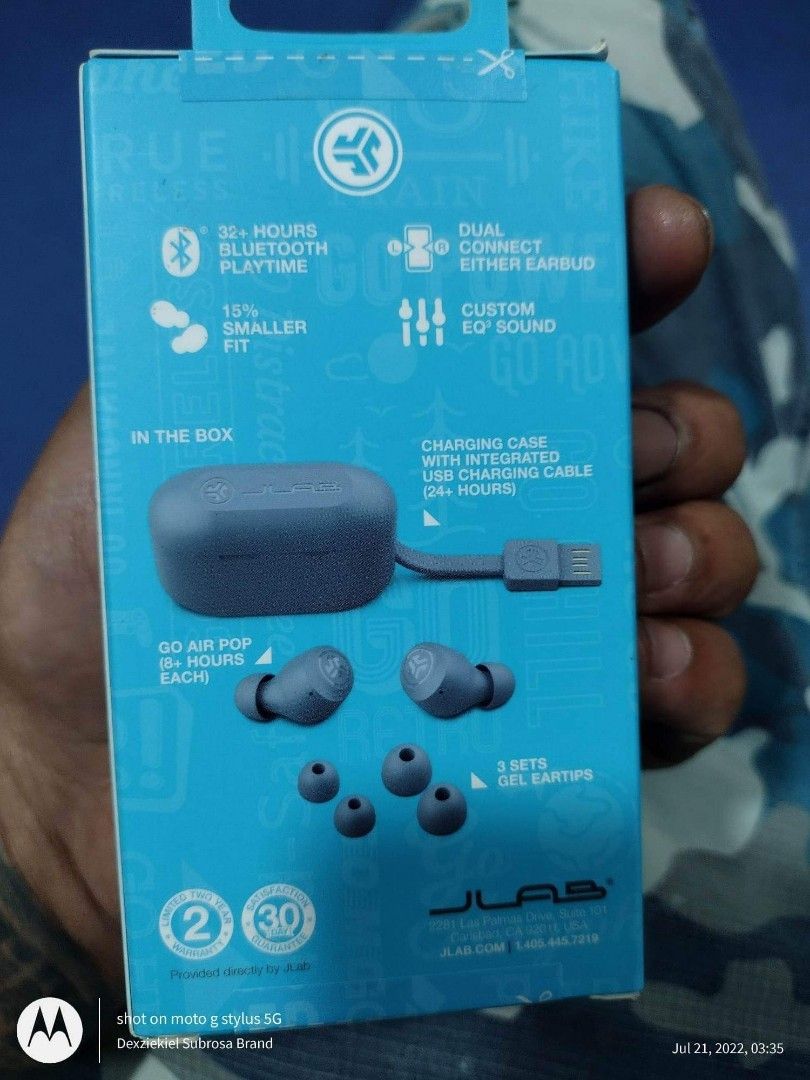 Skull candy evo sesh/ jlab u.s air pop go, Audio, Earphones on Carousell