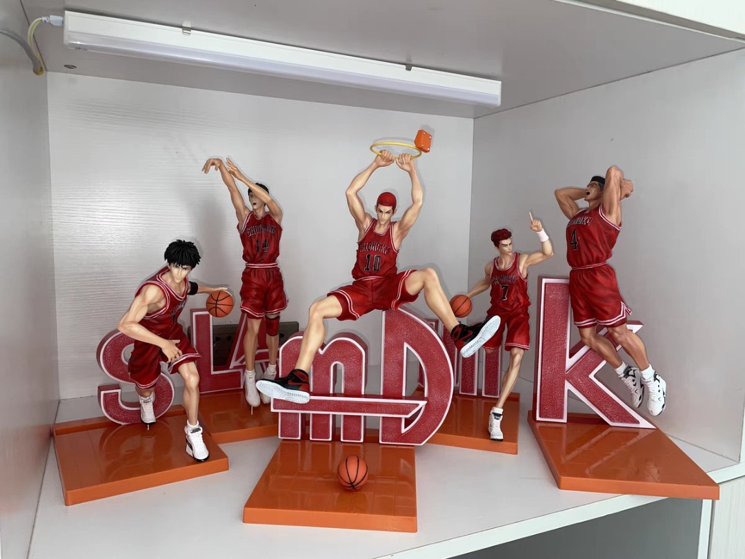 Slam dunk figurine set, Hobbies & Toys, Memorabilia & Collectibles, Fan Merchandise on Carousell