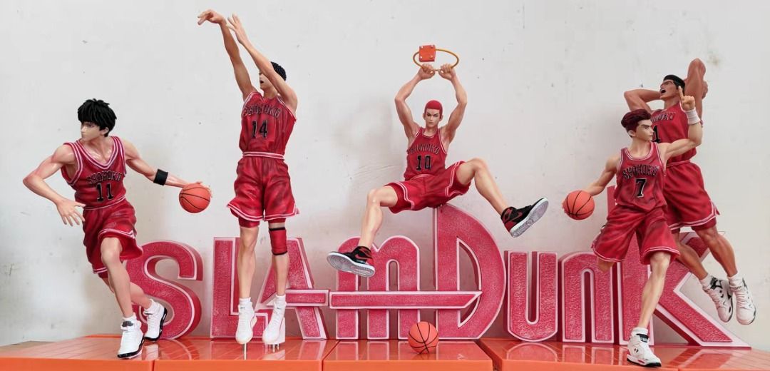 Slam dunk figurine set, Hobbies & Toys, Memorabilia & Collectibles, Fan Merchandise on Carousell