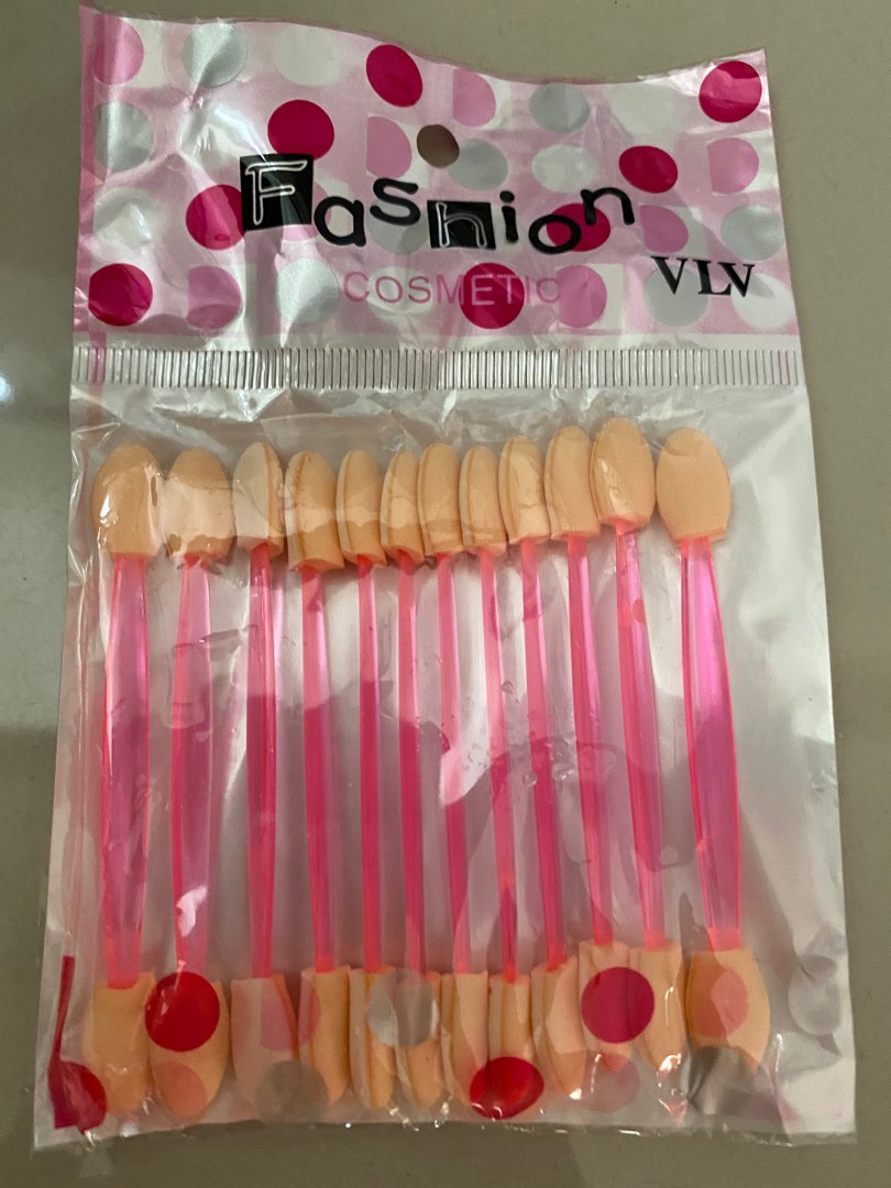 Spons Kuas Eyeshadow 1 pack isi 12, Kesehatan & Kecantikan, Rias Wajah ...