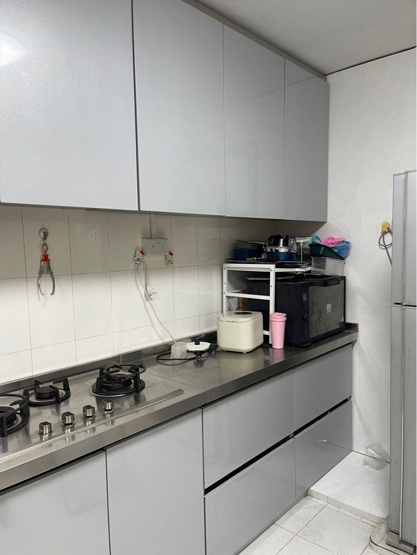 Stainless steel kitchen cabinet customise refer price list, Furniture ...