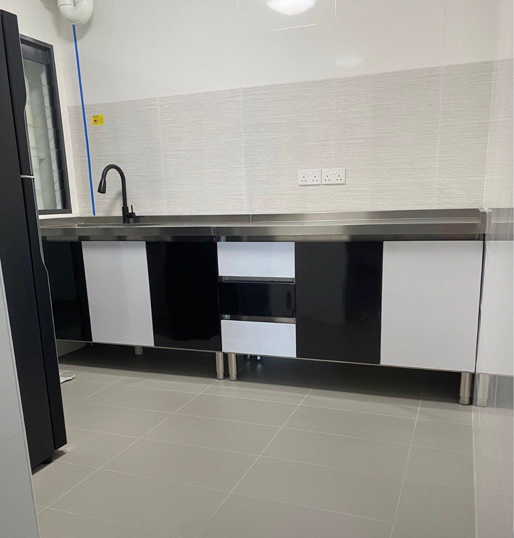 Stainless steel kitchen cabinet customise refer price list, Furniture ...