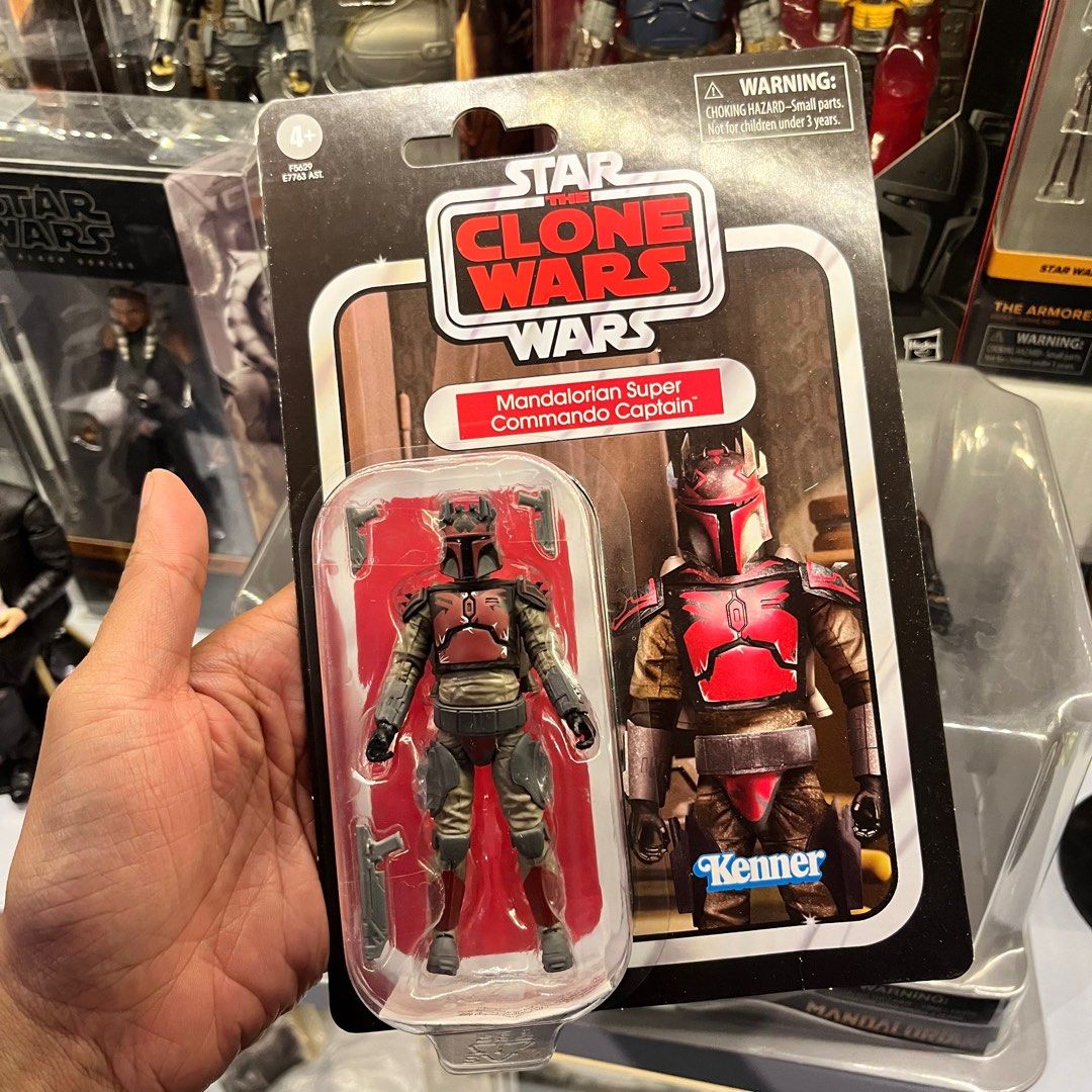 Star Wars TVC 3.75 Clone Wars Mandalorian (Sealed), Hobbies & Toys, Toys & Games on Carousell