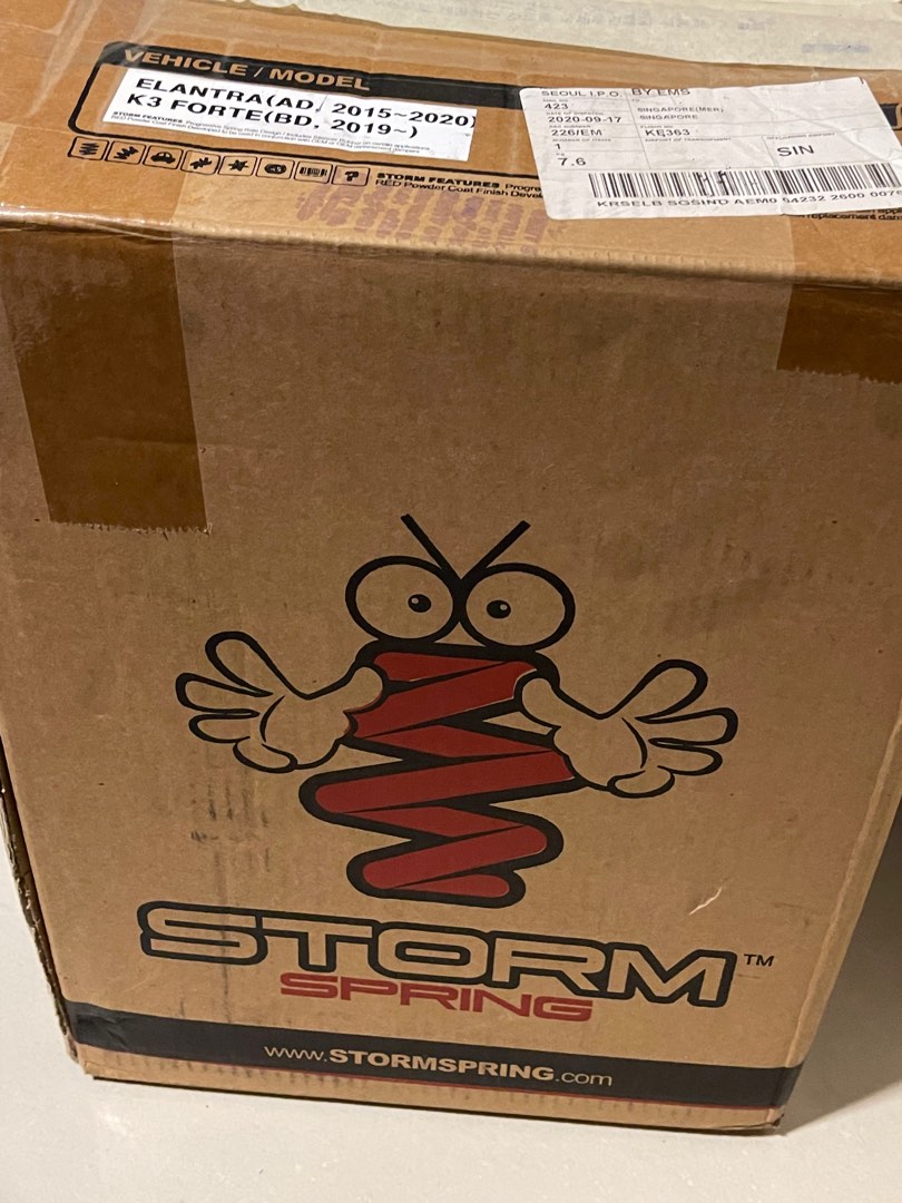 Storm Lowering Springs Cerato 2019 and above, Car Accessories ...