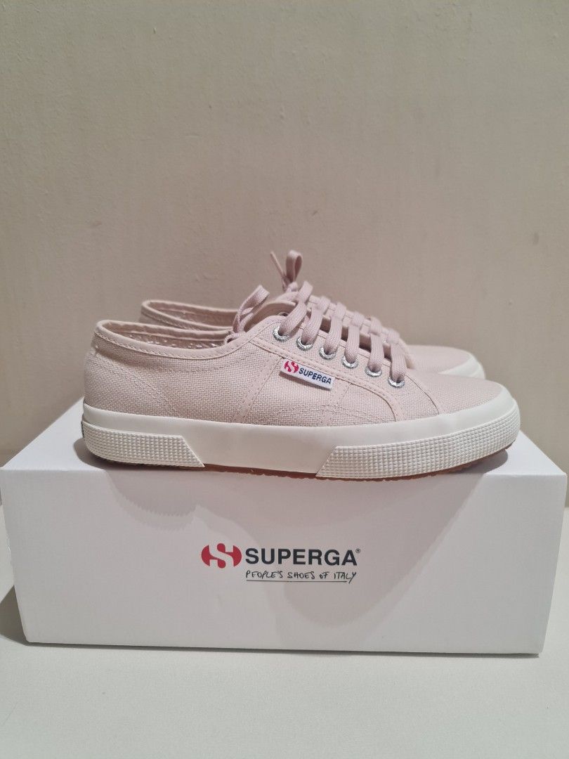 Superga pink almond, Women's Fashion, Footwear, Sneakers on Carousell