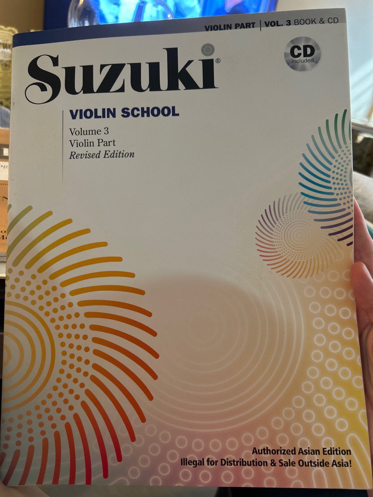 Suzuki Violin Volume 3, Hobbies & Toys, Music & Media, Music Scores on ...