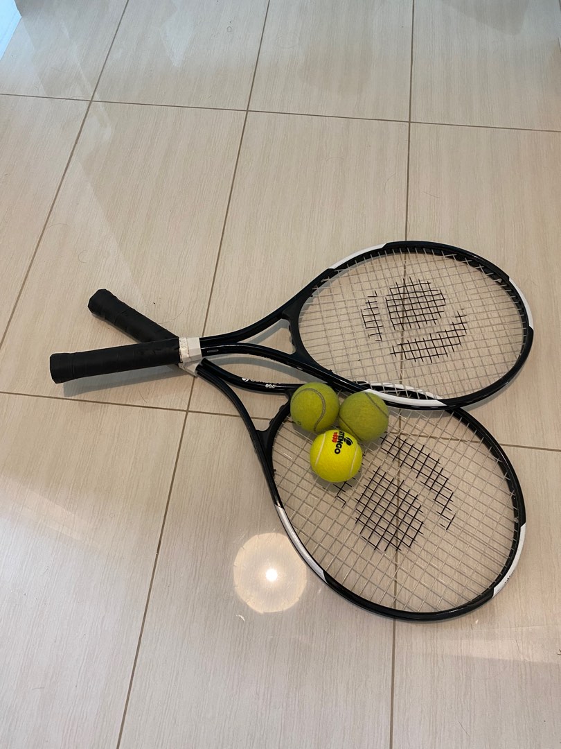 Tennis Racket & Balls, Sports Equipment, Sports & Games, Racket & Ball ...
