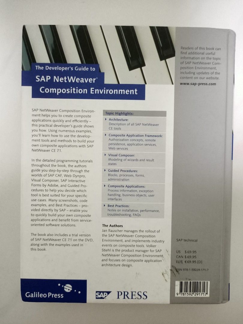 The Developer's Guide to the SAP NetWeaver Composition Environment ...