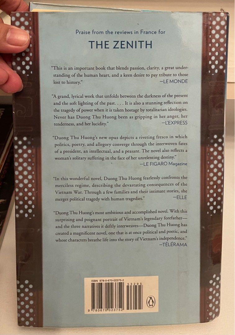 The Zenith by Duong Thu Huong, Hobbies & Toys, Books & Magazines ...