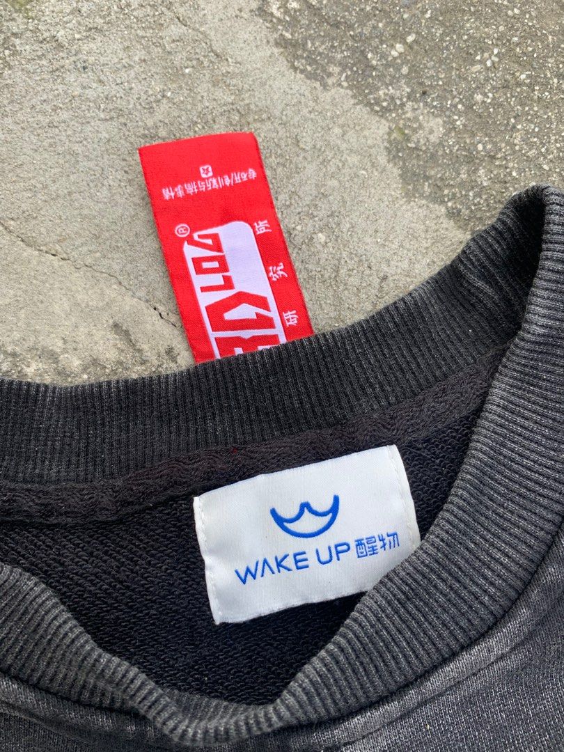 Tide Card Log Battle Decapitation Distressed Sweat Shirt, Men's Fashion ...