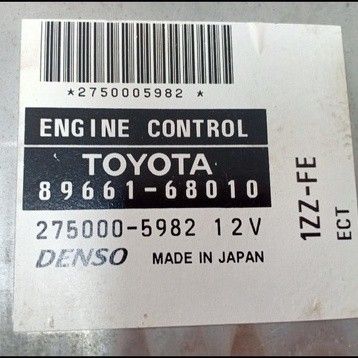 Toyota wish zne10 engine ecu, Car Accessories, Accessories on Carousell