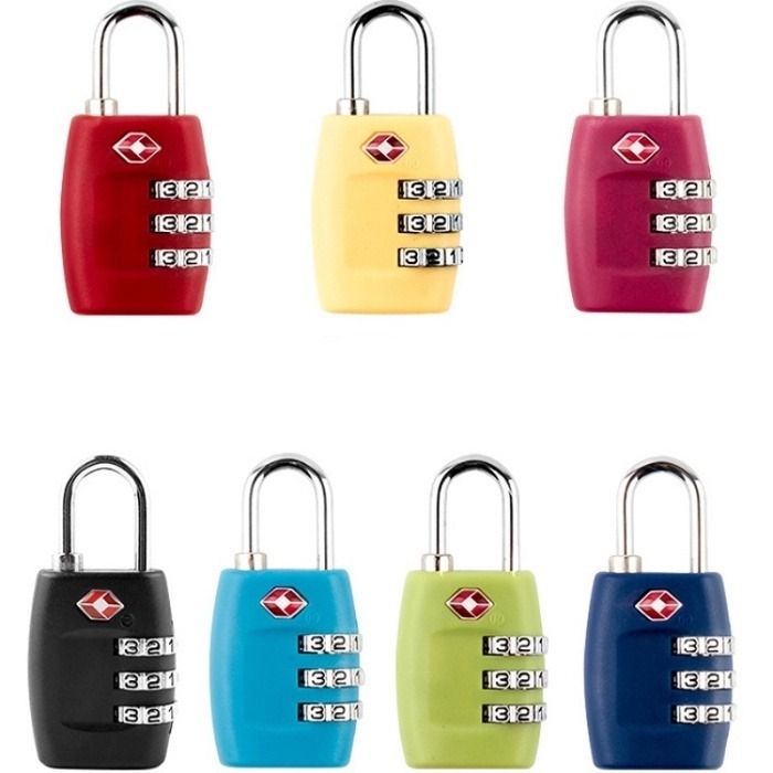 TSA Travel Lock 3 Digit Combination Lock Luggage Bag Padlock, Furniture ...
