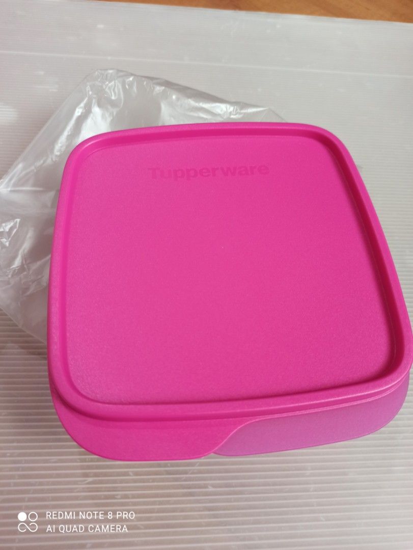 Tupperware LolliTup Lunch Box with divider [3 Colours] Stackable Picnic ...