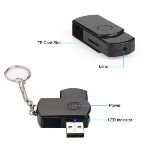 U-Disk Security Spy Cam Hidden USB Camera CCTV Surveillance Night View ...