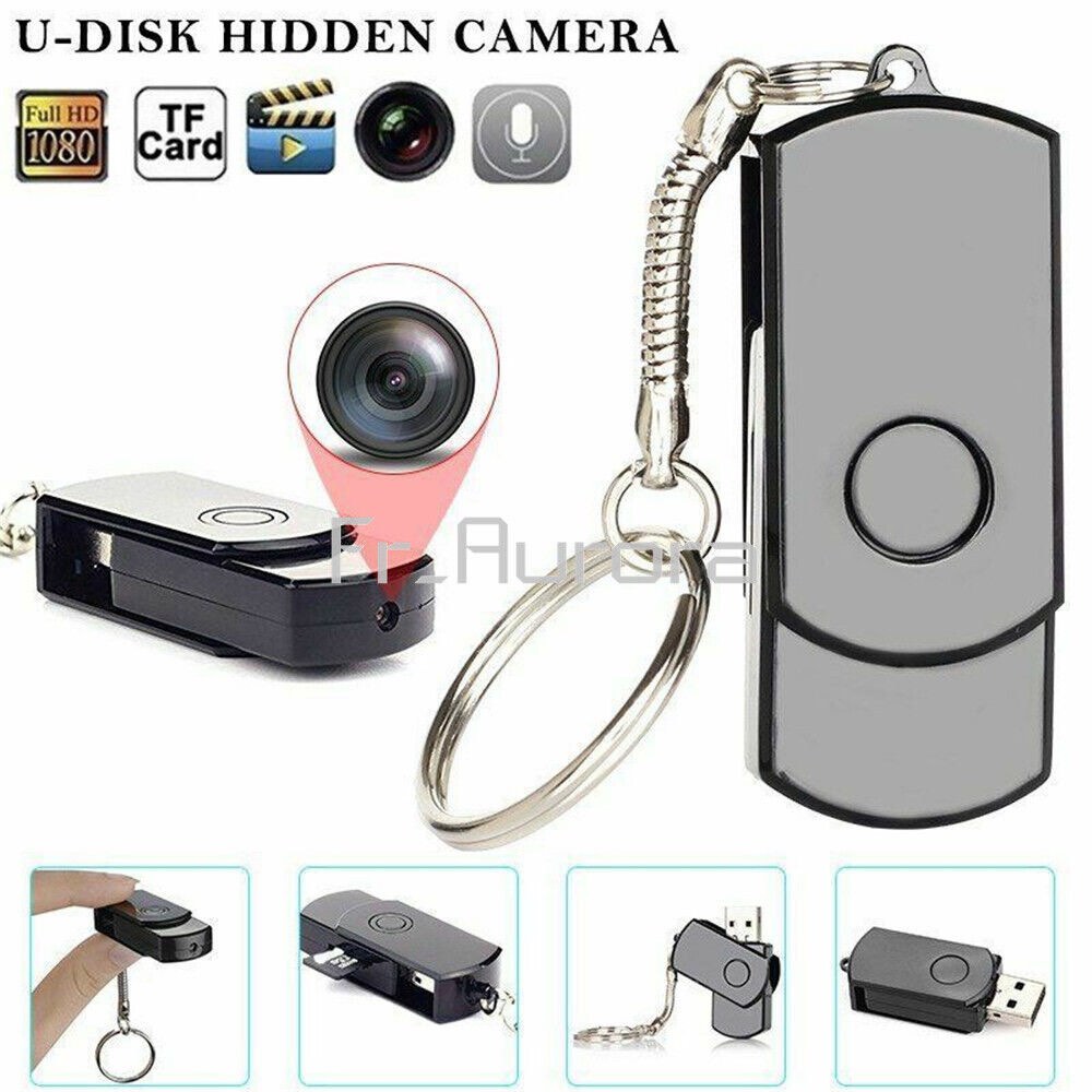 U-Disk Security Spy Cam Hidden USB Camera CCTV Surveillance Night View ...