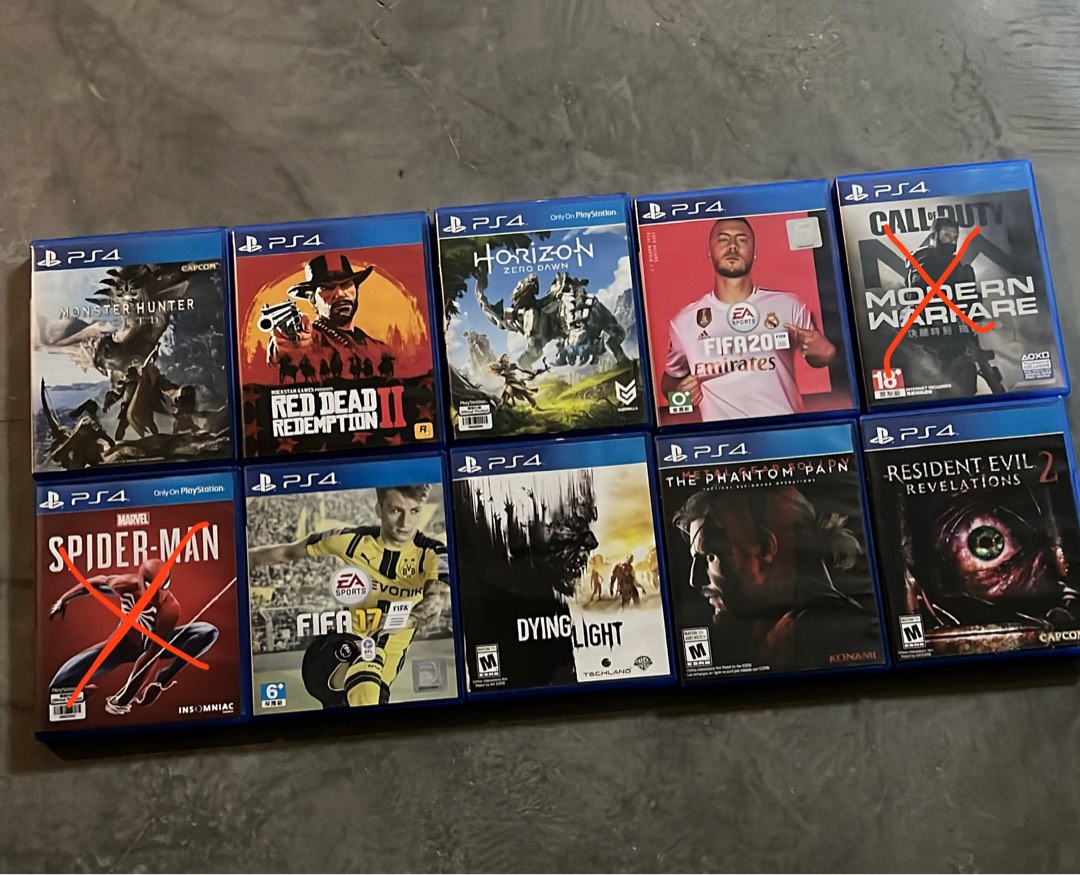 Used PS4 games, Video Gaming, Video Games, PlayStation on Carousell