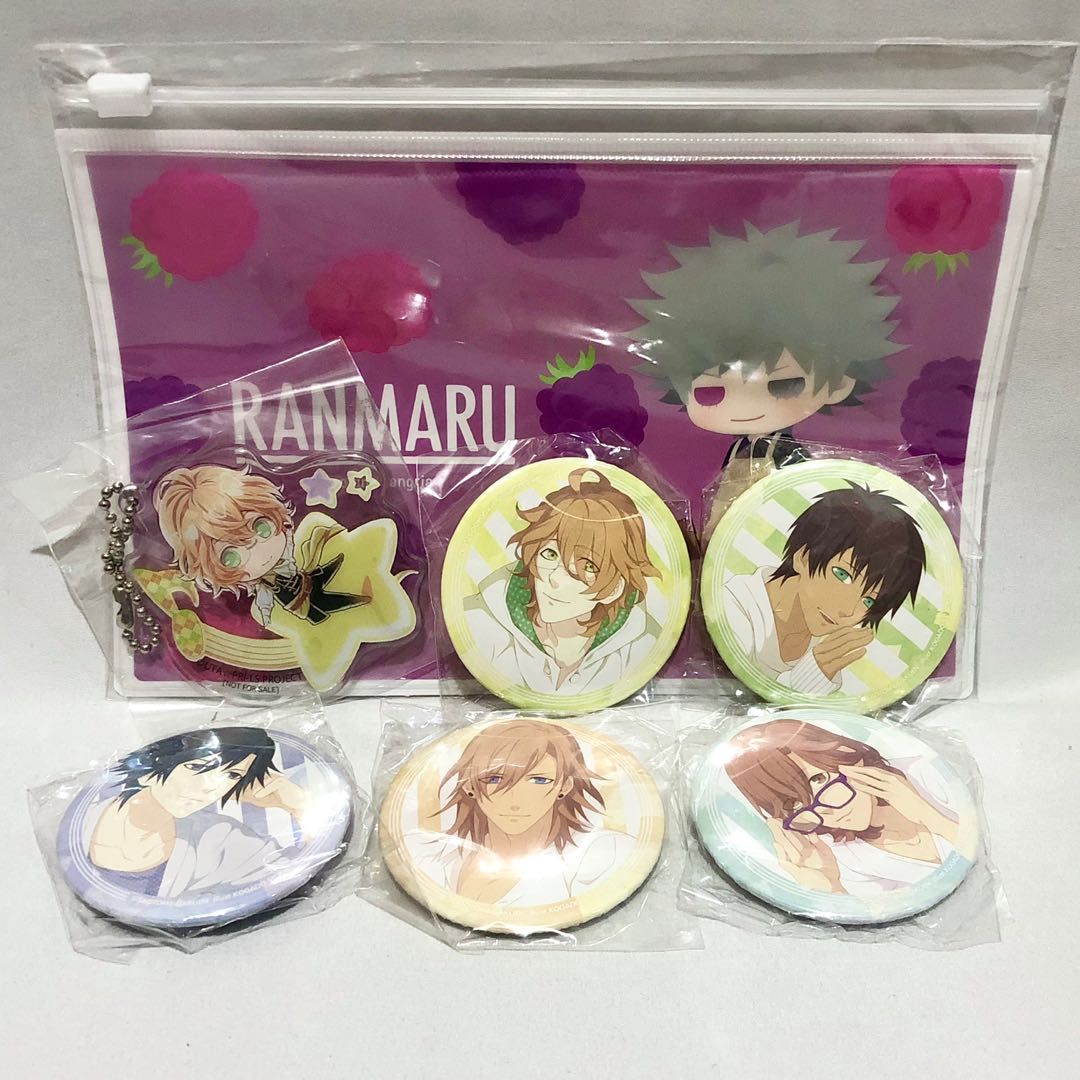Uta no Prince sama Utapri Anime Merch Ziplock Pouch Can Badge Keychain ...
