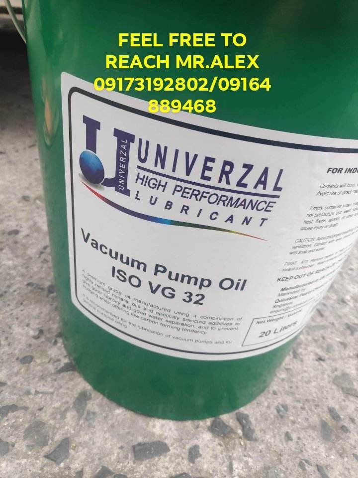 Vacuum pump oil (Specs: vg32 and vg100), Commercial & Industrial ...