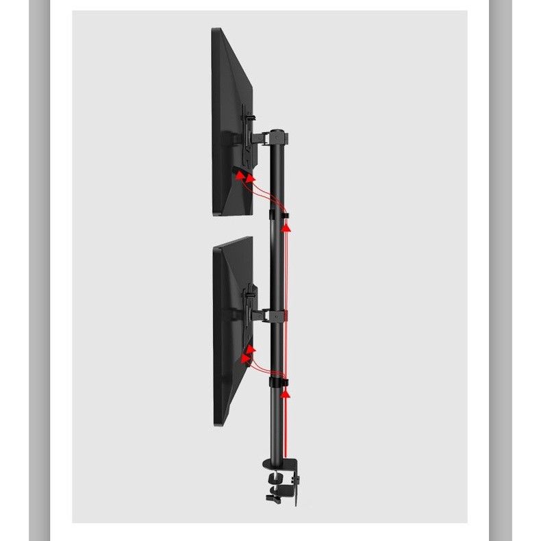 Vertical Dual Monitor Mount, Computers & Tech, Parts & Accessories ...