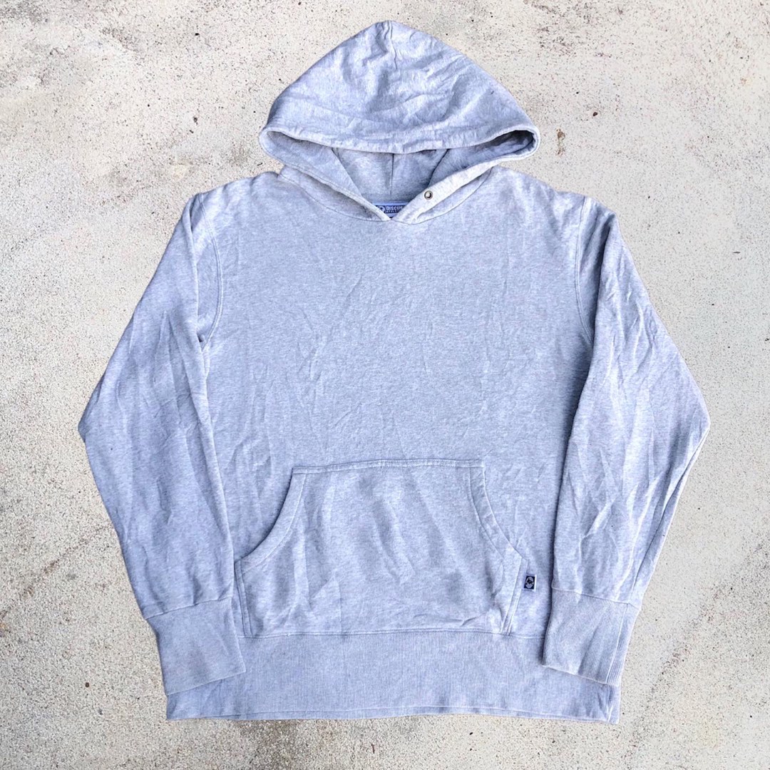 Vintage 2000s Discus Blank Hoodie not russel, Fesyen Pria, Pakaian ...