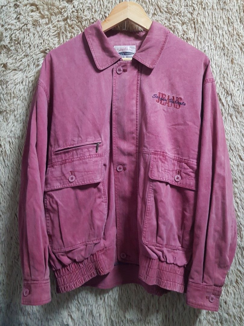 Vintage Sergio Valente Bomber Jacket, Men's Fashion, Coats, Jackets and Outerwear on Carousell