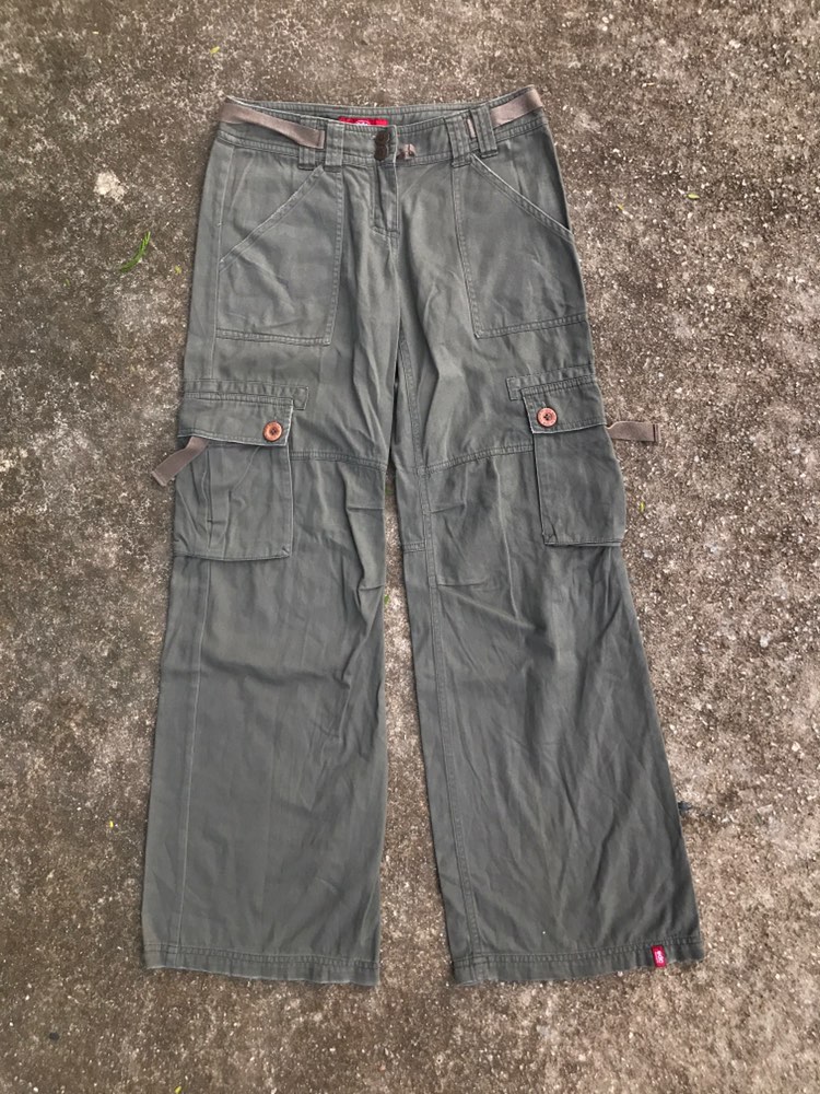 Vintage Y2K EDC by Espirit Cargo Pants, Men's Fashion, Bottoms, Trousers on Carousell