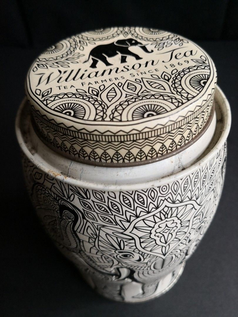 Williamson Tea Elephant Caddy (Tea Farmers Since 1869); Measures 16 cm ...