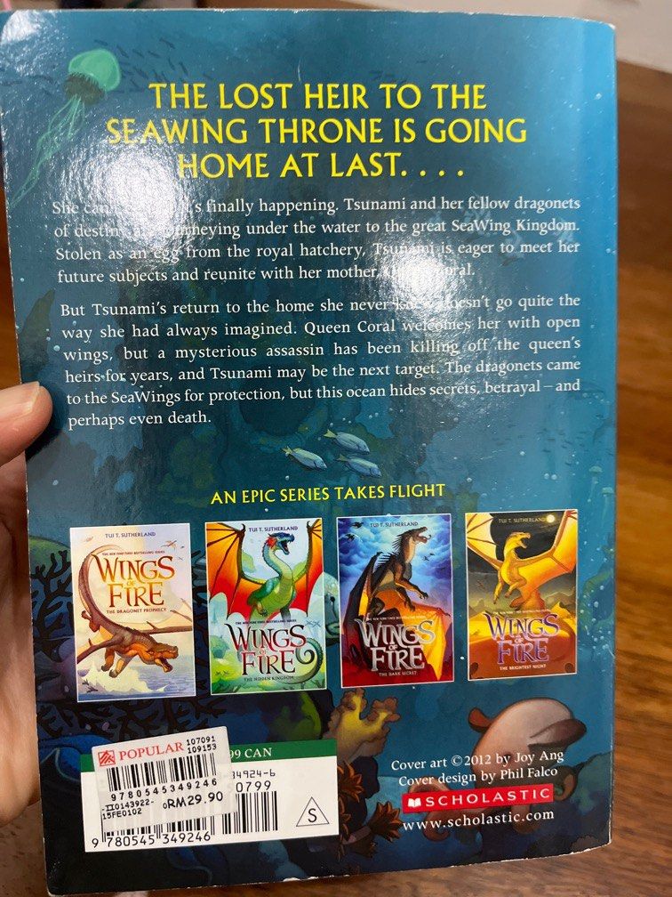 Wings of fire book two ( the lost heir), Hobbies & Toys, Books ...