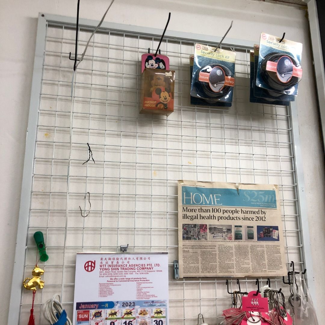 Wall Mount wire Racks for display , Furniture & Home Living, Furniture ...