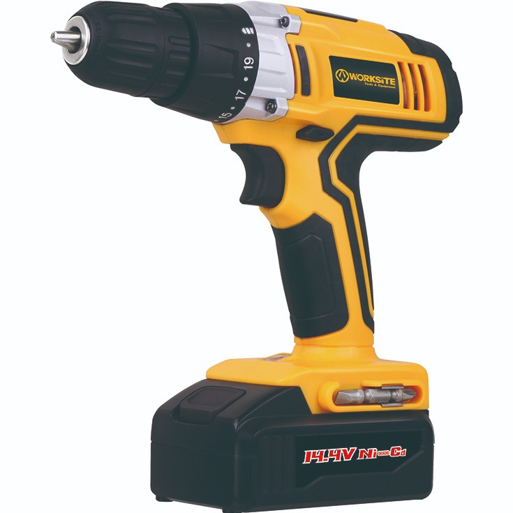 WORKSiTE Tools CD312-14 12V Speed Cordless Drill Screwdriver ...