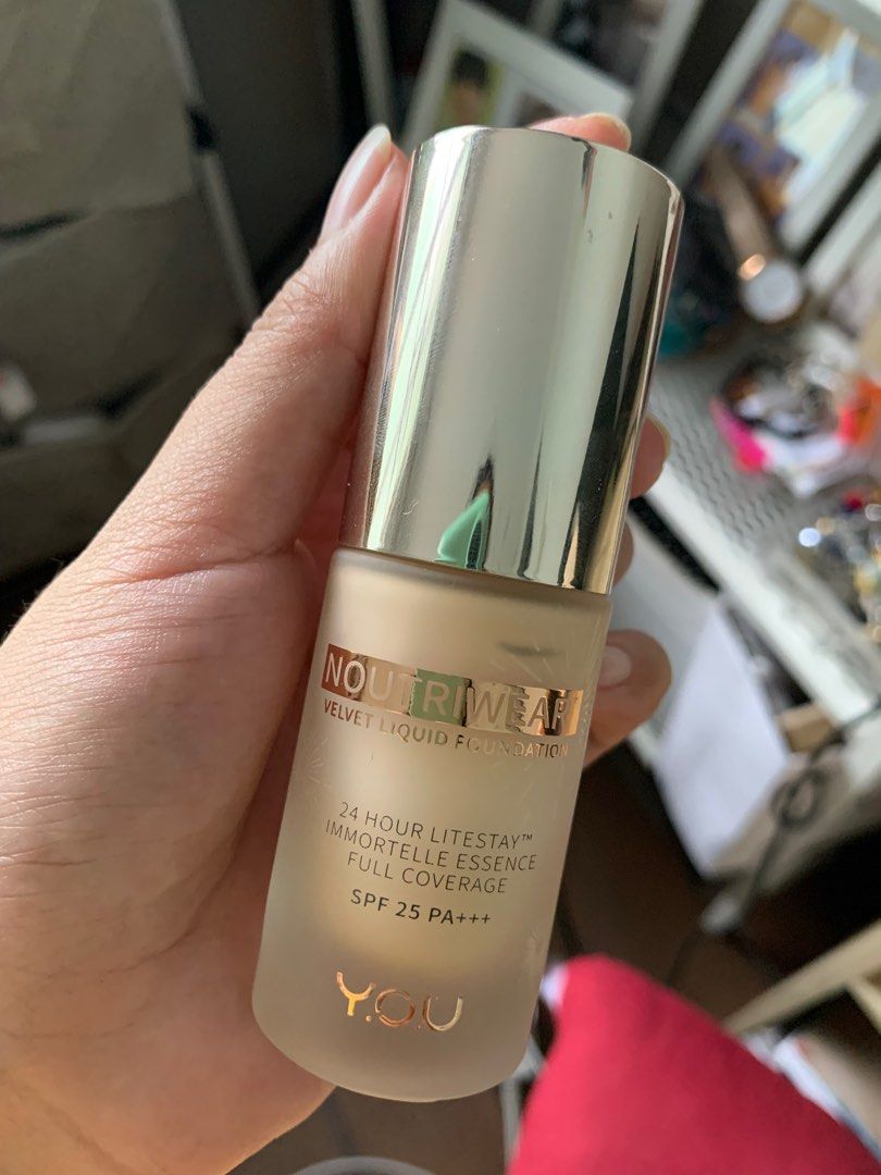 Y.O.U noutriwear velvet liquid foundation, Beauty & Personal Care, Face ...