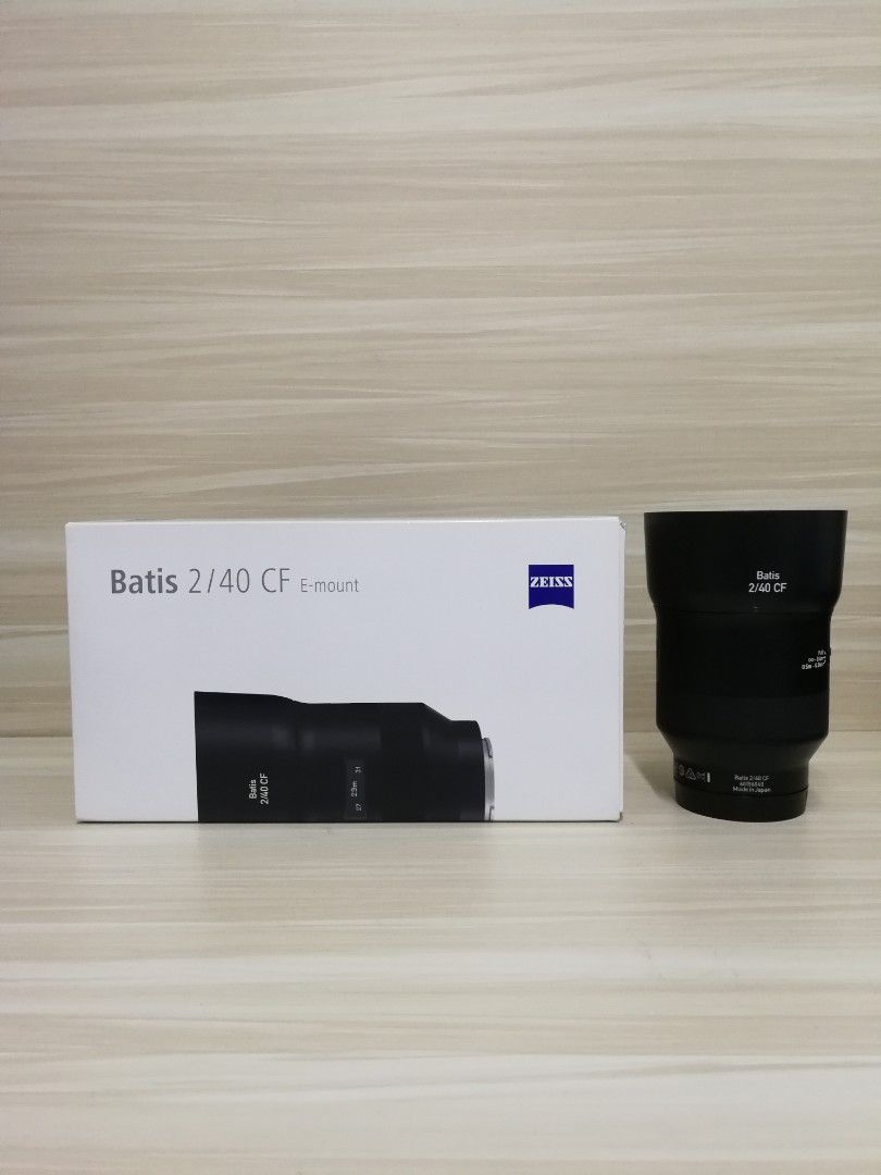 ZEISS BATIS 40MM F2 CF LENS FOR SONY FE MOUNT (99.9% NEW), Photography ...