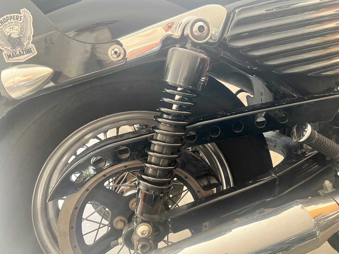 13” Black Progressive Shocks Suspensions Harley Davidson Sportster ...