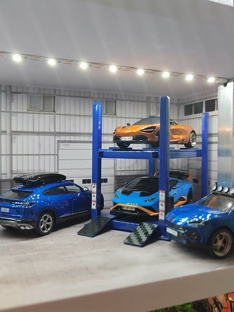 1/64 Handmade custom Car Elevator, Car Lift, Car Jack Diorama for ...