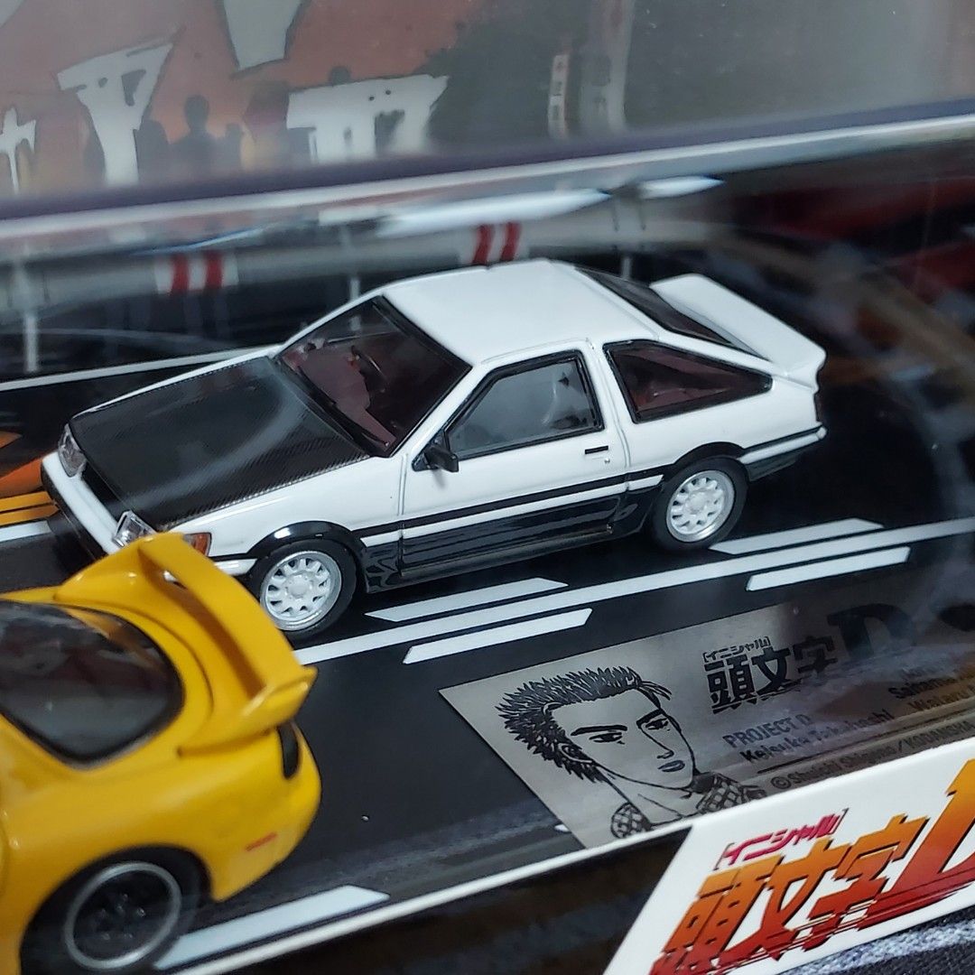 1/64 Initial D 4th Stage Keisuke FD3S vs Wataru AE86, Hobbies & Toys, Toys & Games on Carousell