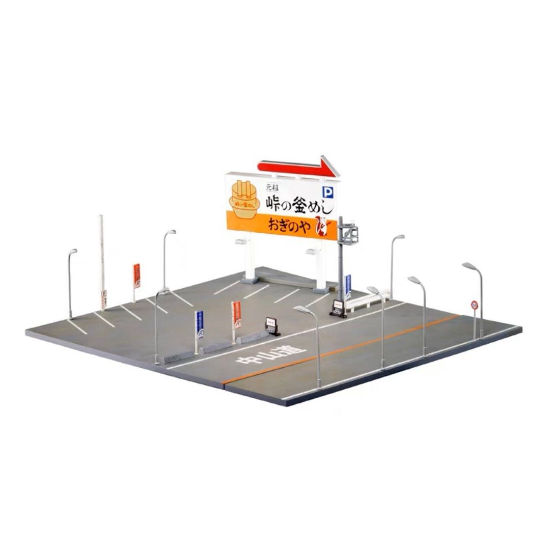 1/64 Initial D Kamameshi Signboard Diorama for Diecast, Hot Wheels ...