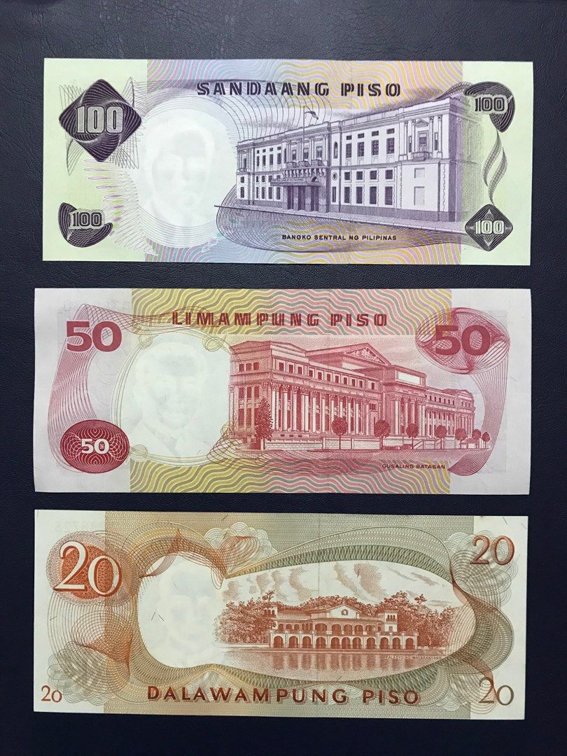 1969 - 1972 Complete set of "Filipino Series" of Philippines piso ...