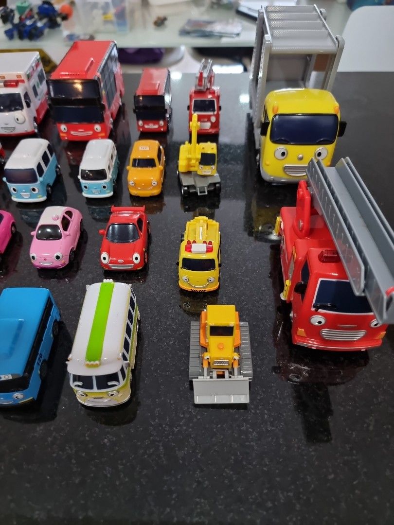 25 x Tayo cars and trucks (some with pull back mechanism), Hobbies ...