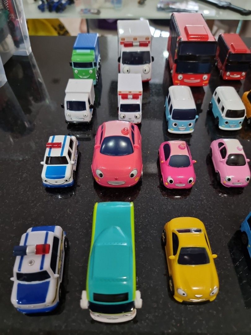 25 x Tayo cars and trucks (some with pull back mechanism), Hobbies ...