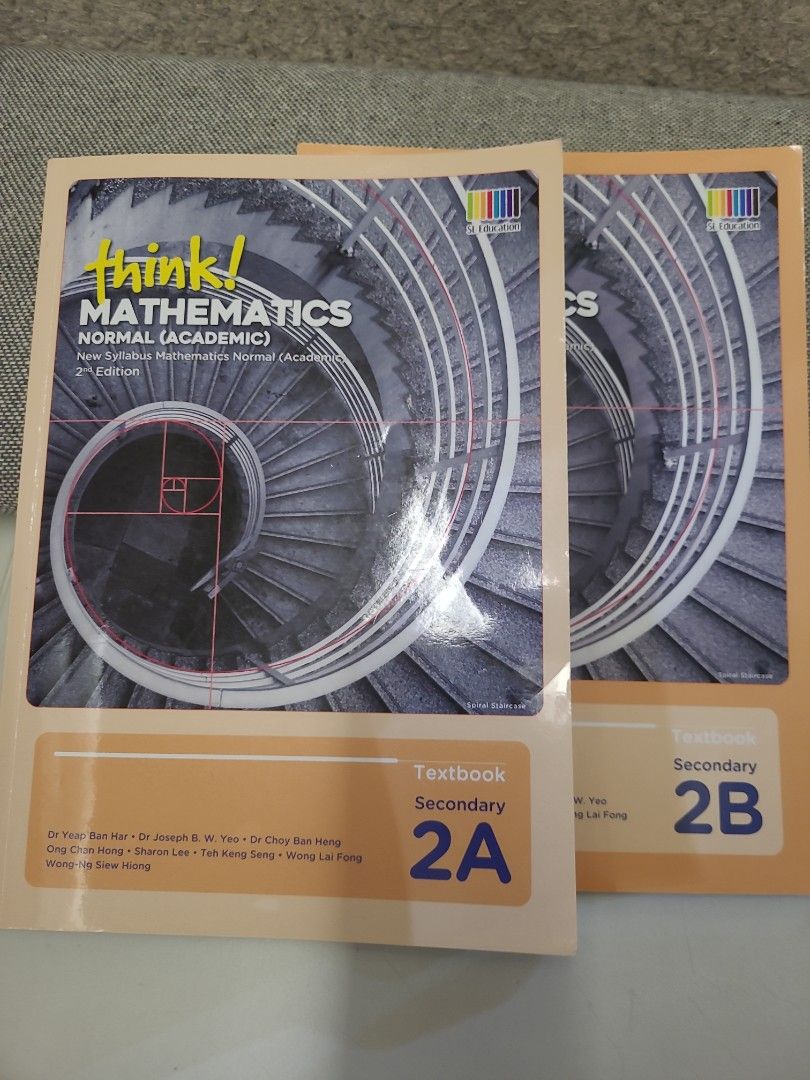2A and 2B Maths Text ( Normal) New, no writing., Hobbies & Toys, Books ...