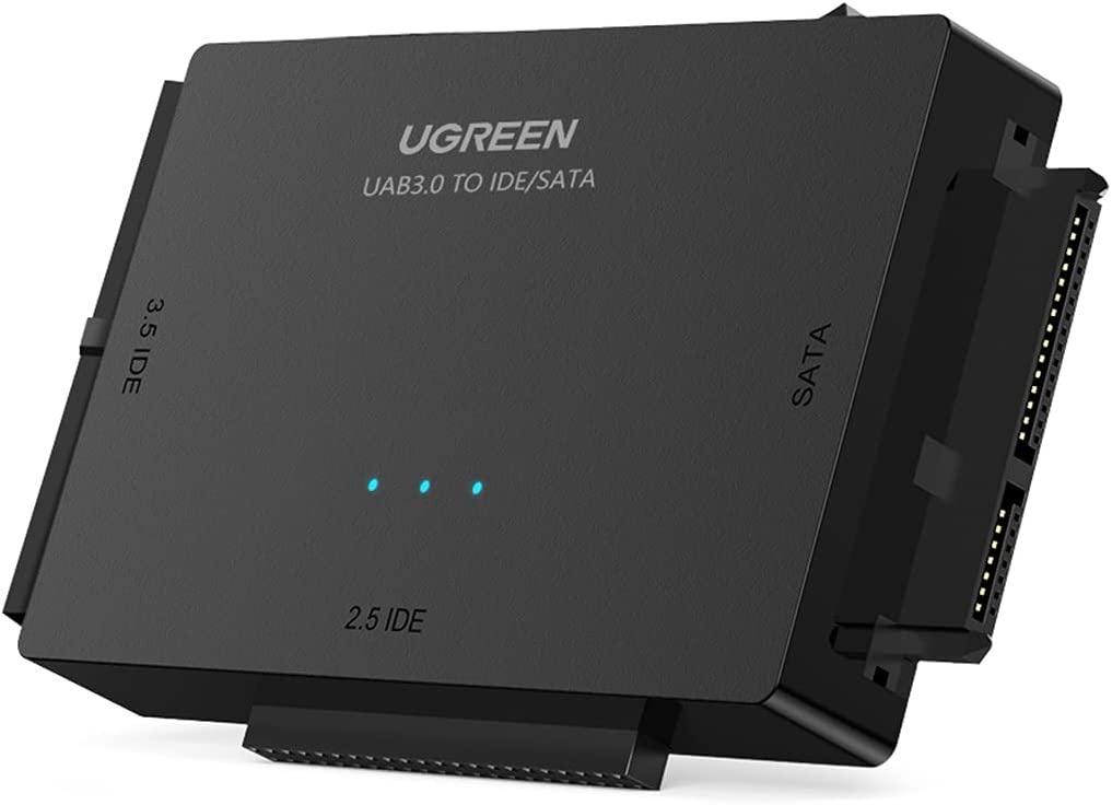 [3493] UGREEN USB IDE Adapter USB 3.0 to Sata IDE Hard Drive Converter ...