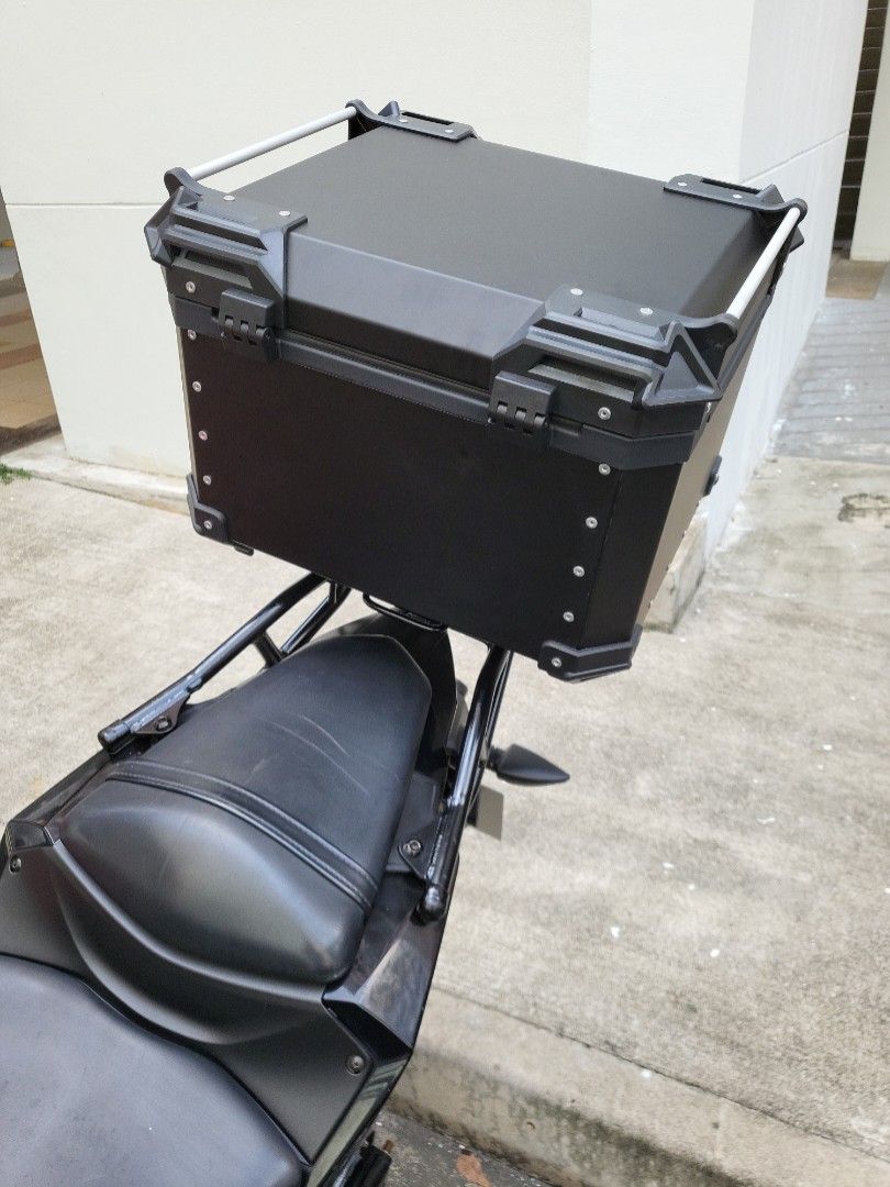 55l aluminium top box, Motorcycles, Motorcycle Accessories on Carousell