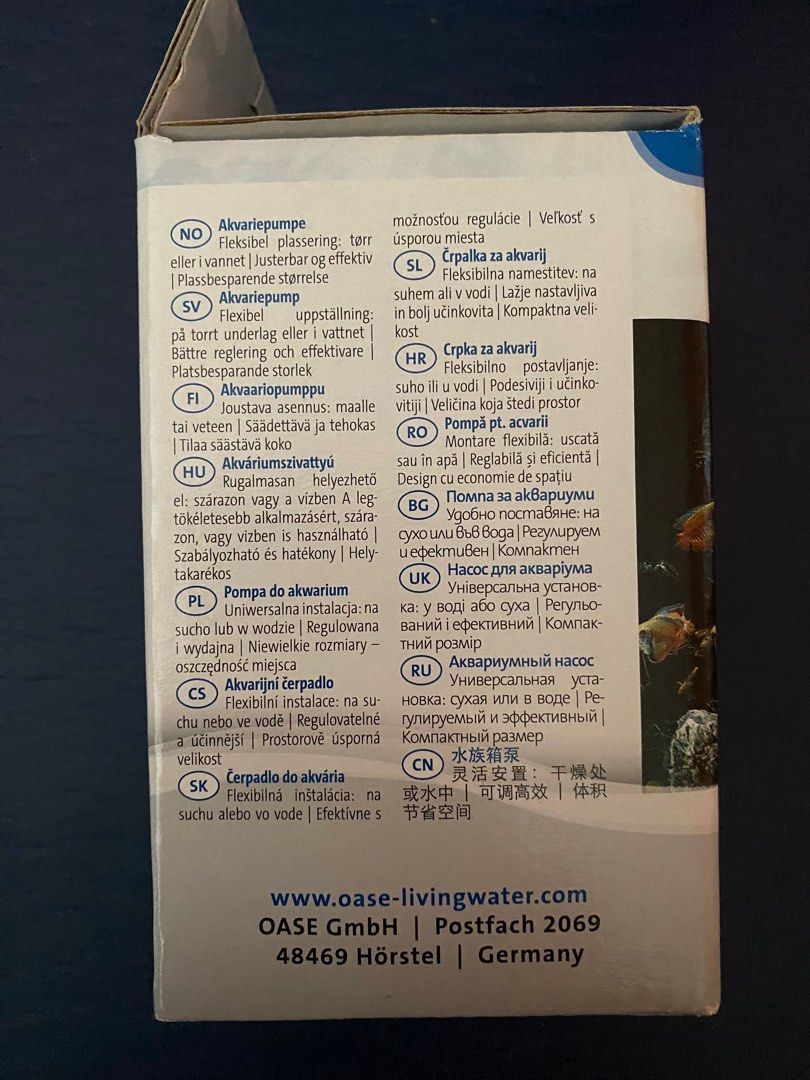 60L Fish Tank Aquarium with Oase Optimax 800 Pump included, Pet Supplies, Homes & Other Pet ...