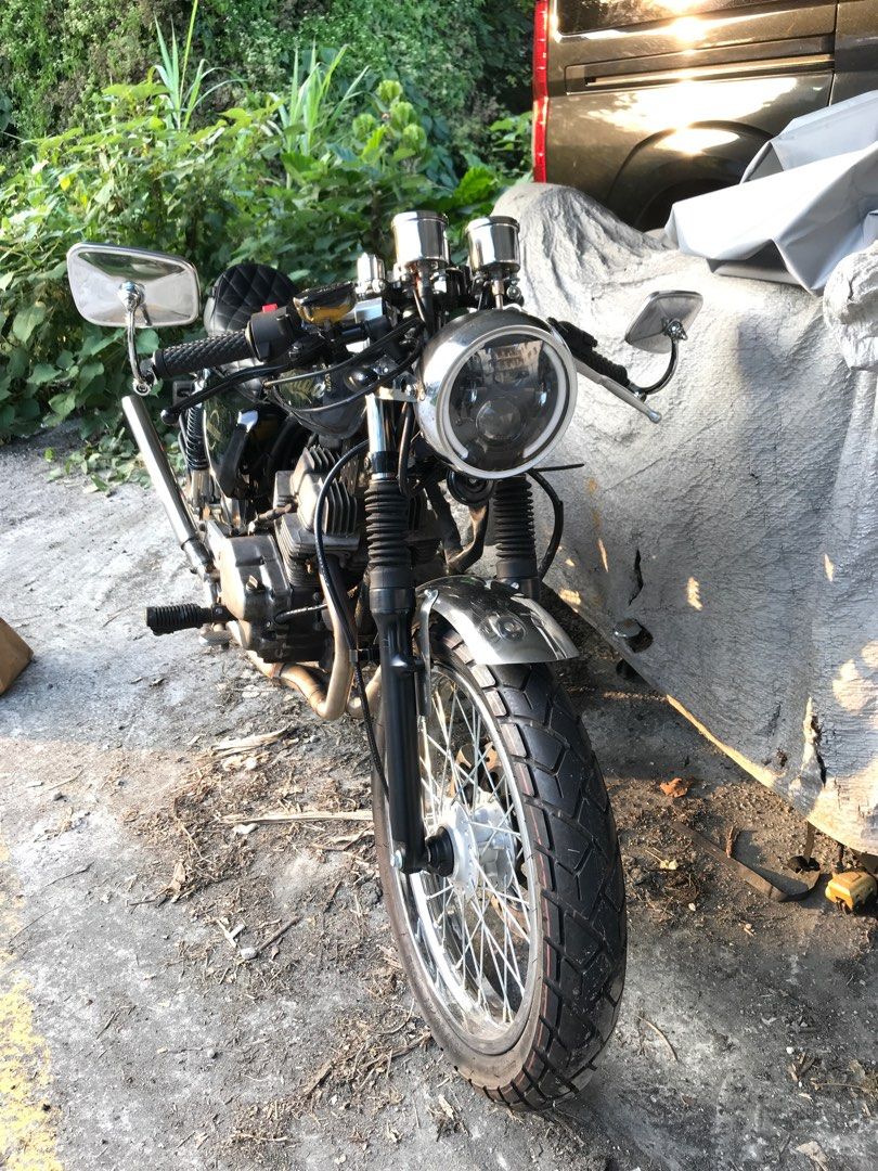 全車翻新 1986 Honda LA250 Custom Build Cafe Brat style CB400ss Yamaha ...