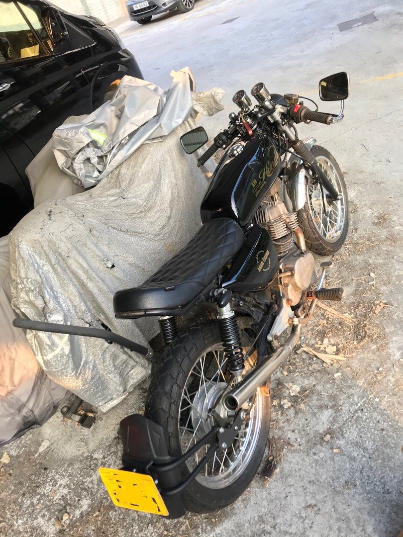 全車翻新 1986 Honda LA250 Custom Build Cafe Brat style CB400ss Yamaha ...